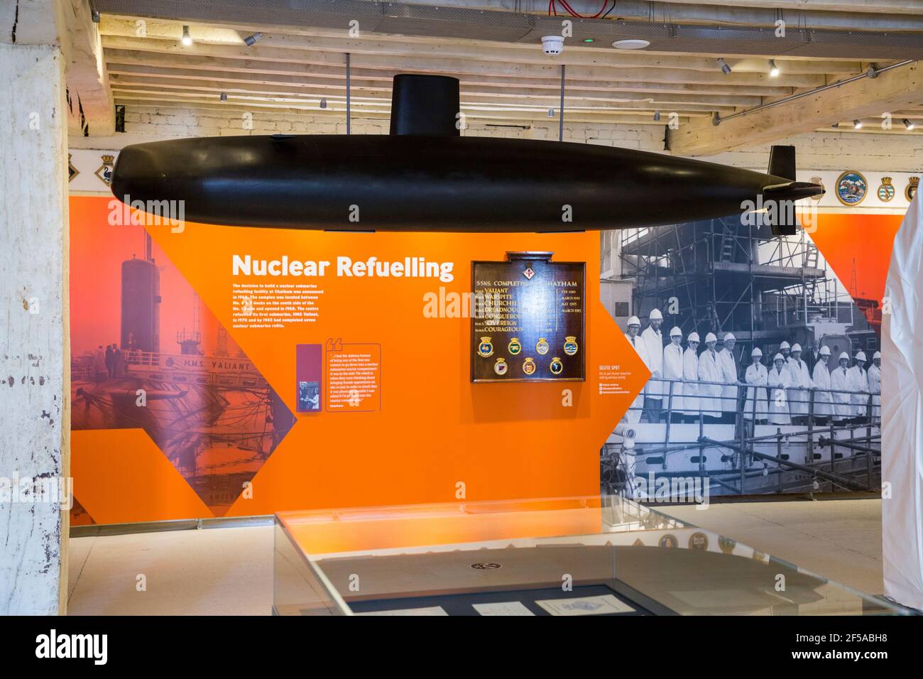 Scene including nuclear submarine refuelling display inside the Steam ...