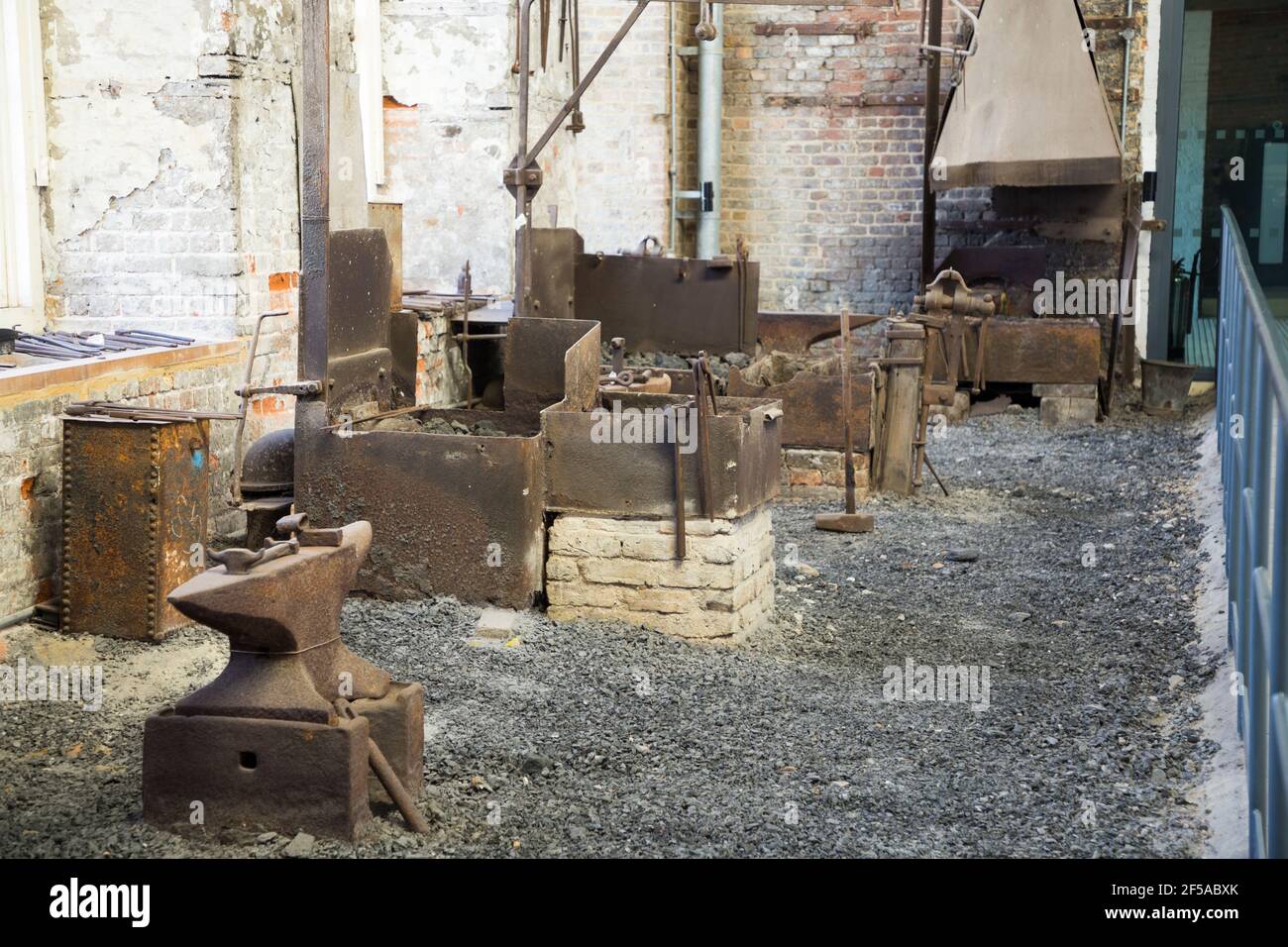 Anvils / anvil and furnaces / furnace historically used by blacksmiths ...