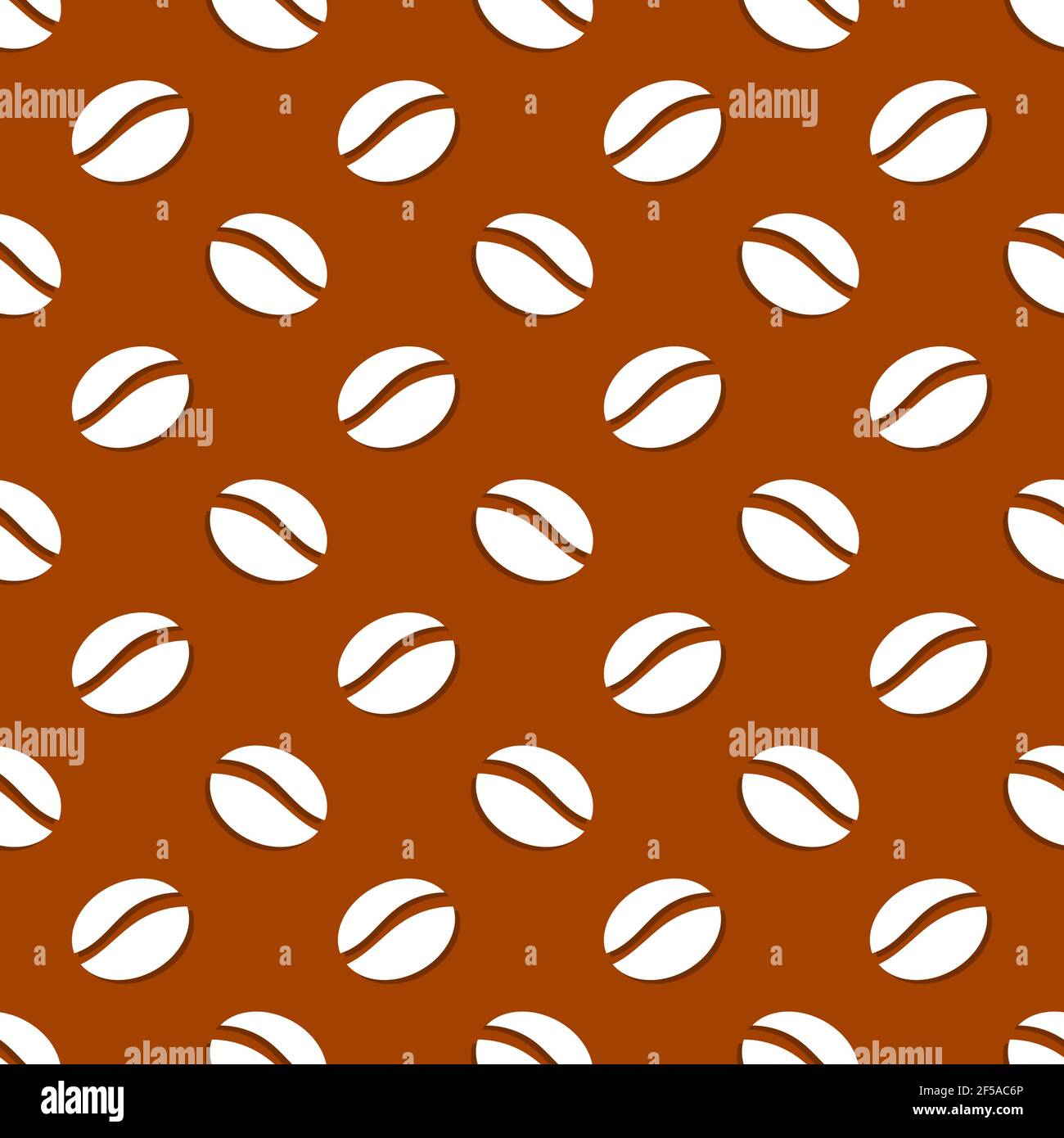 Coffee beans seamless texture. Vector illustration Stock Vector Image ...