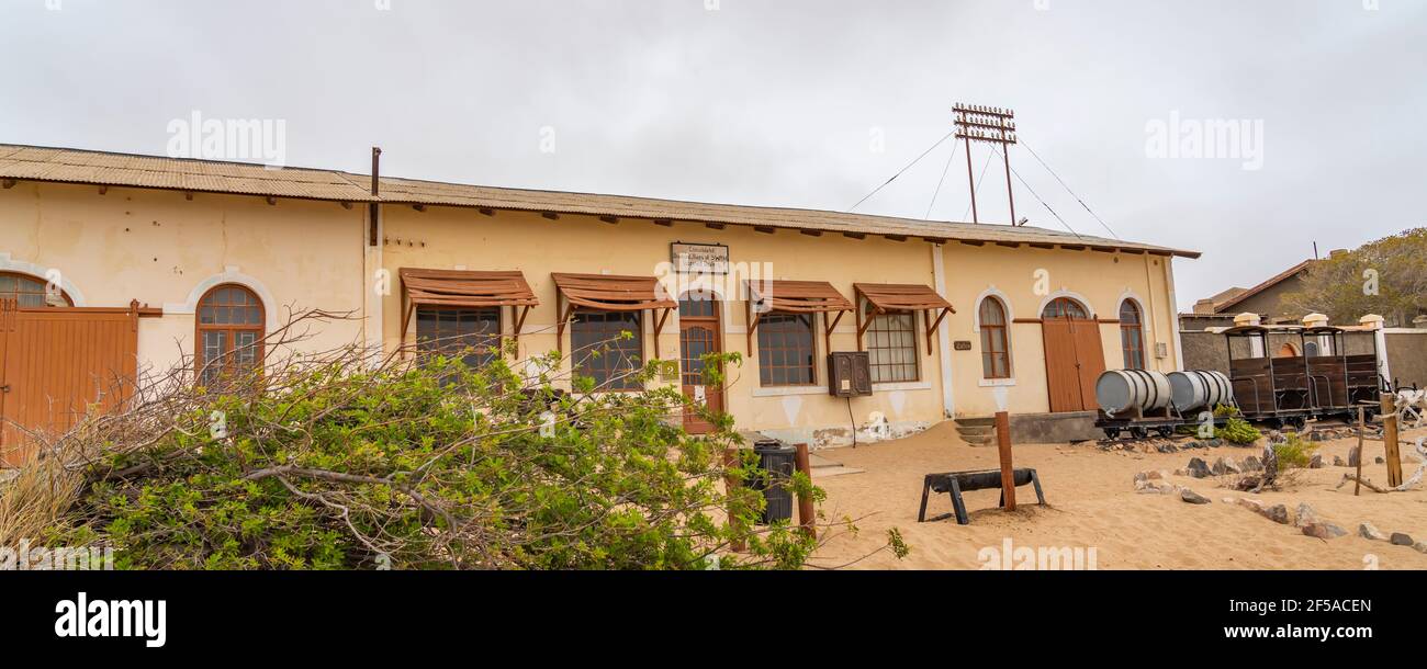 The diamonds store at German Kolmanskop - Kolmannskuppe Ghost Town in ...