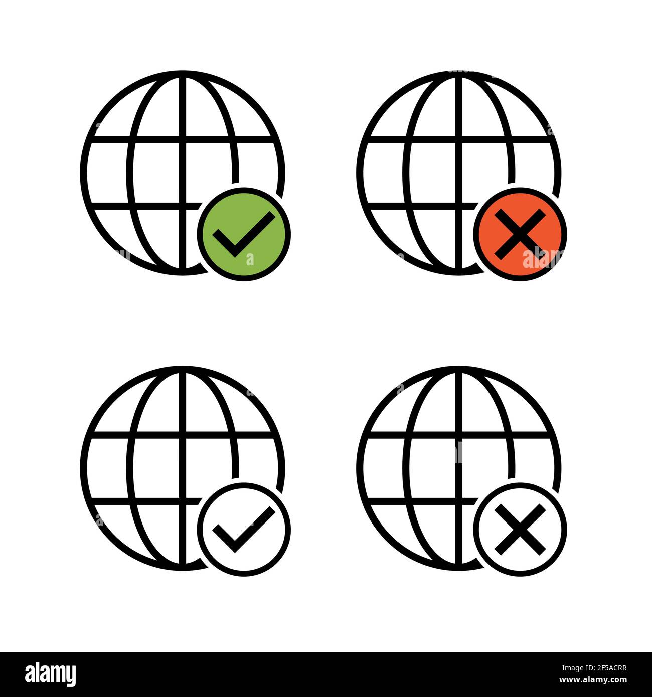 WWW world wide web set site symbol, Internet collection icon, website ...