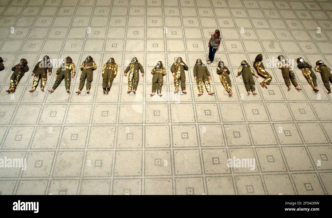 ONE OF A SERIES OF ART INSTALLATIONS BY LUCY ORTA,PART OF SENSE AND THE ...