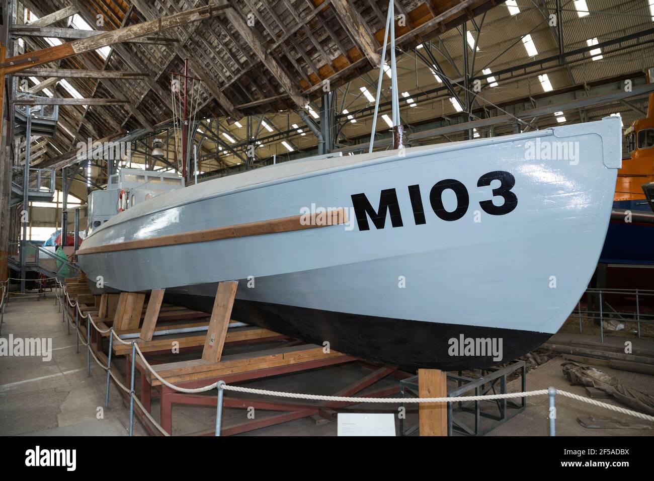 Coastal Motor Boat 103 – built for the Royal Navy in 1920, on display ...