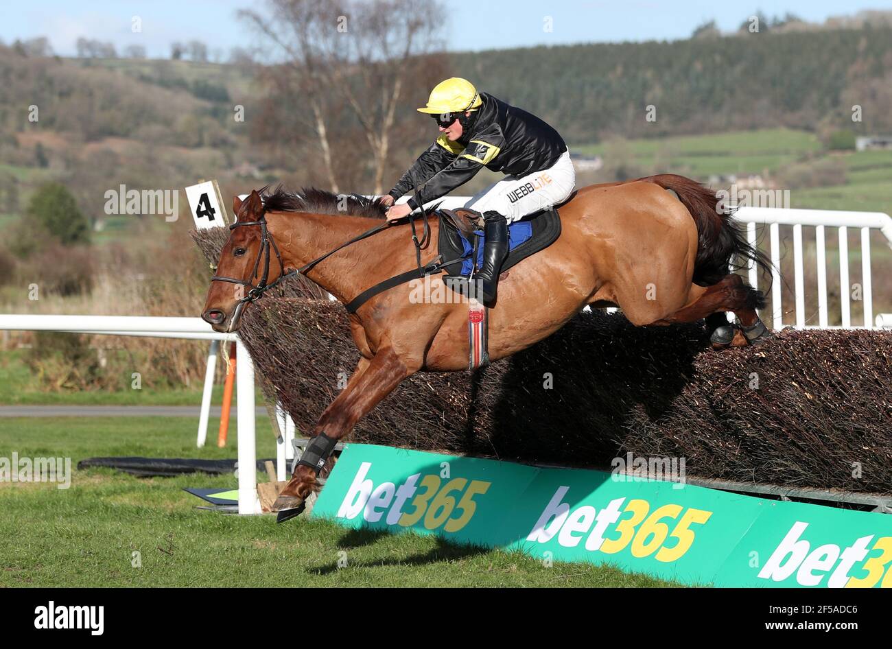 Garde Ville ridden by Alexander Thorne goes on to win The Ludlow Race ...