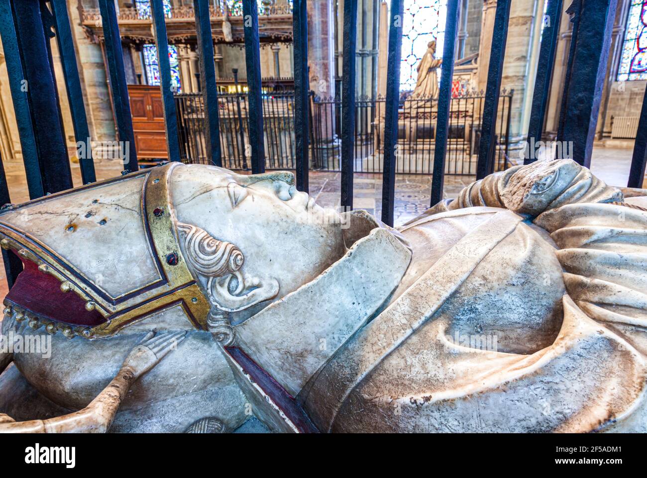 The tomb of William Courtenay, Archbishop of Canterbury 1381-1396, in ...