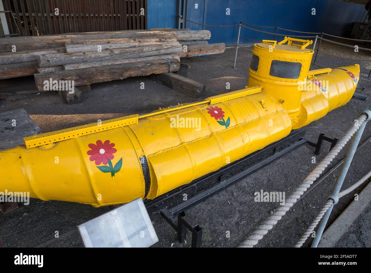 Yellow Submarine / midget sub / model submarine apparently made from ...