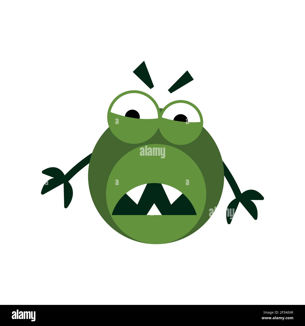 Vector virus isolated on white background, eps10 Stock Vector Image ...