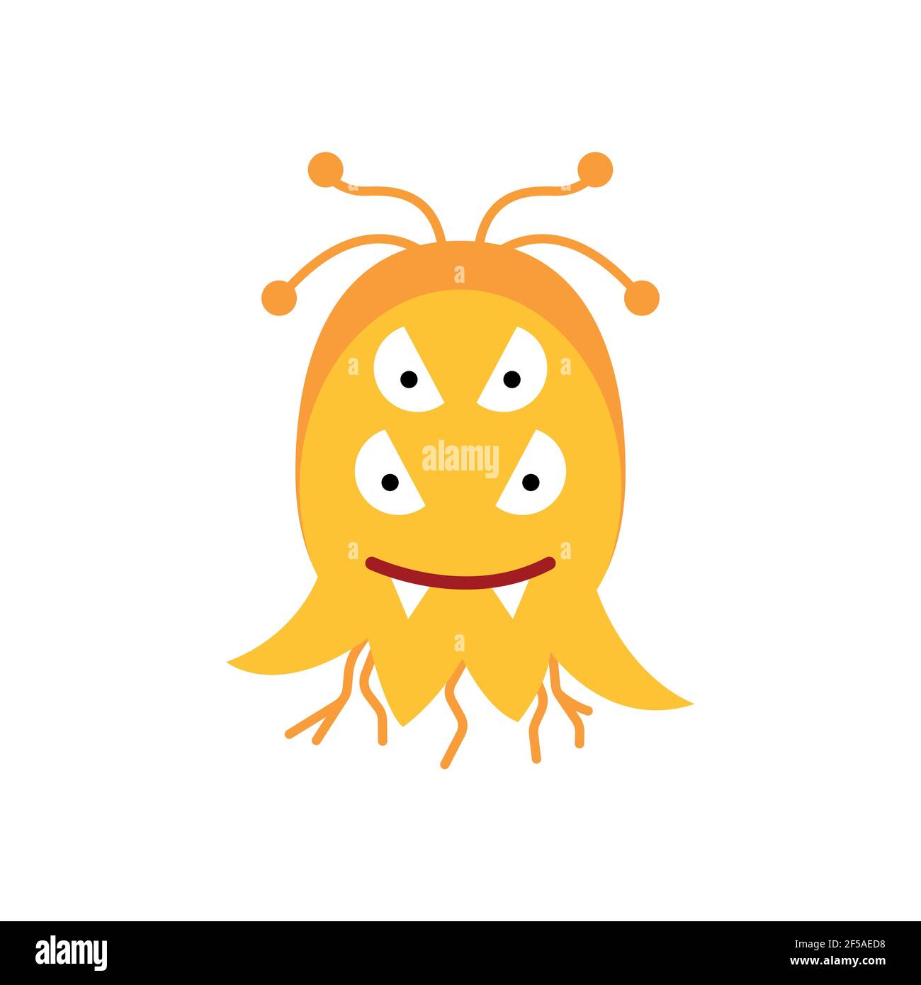Vector virus isolated on white background, eps10 Stock Vector Image ...