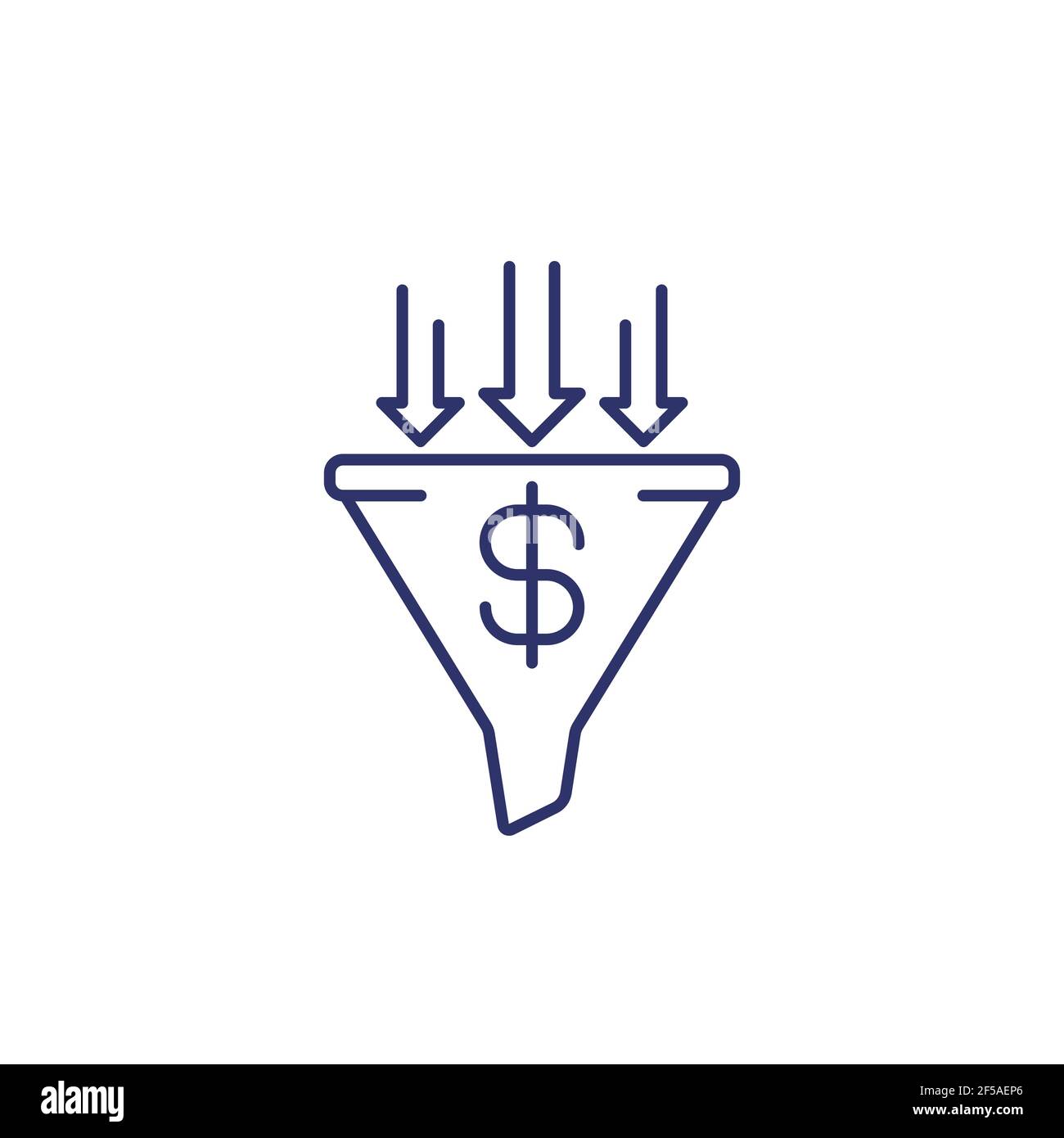 White Funnel Line High Resolution Stock Photography and Images - Alamy