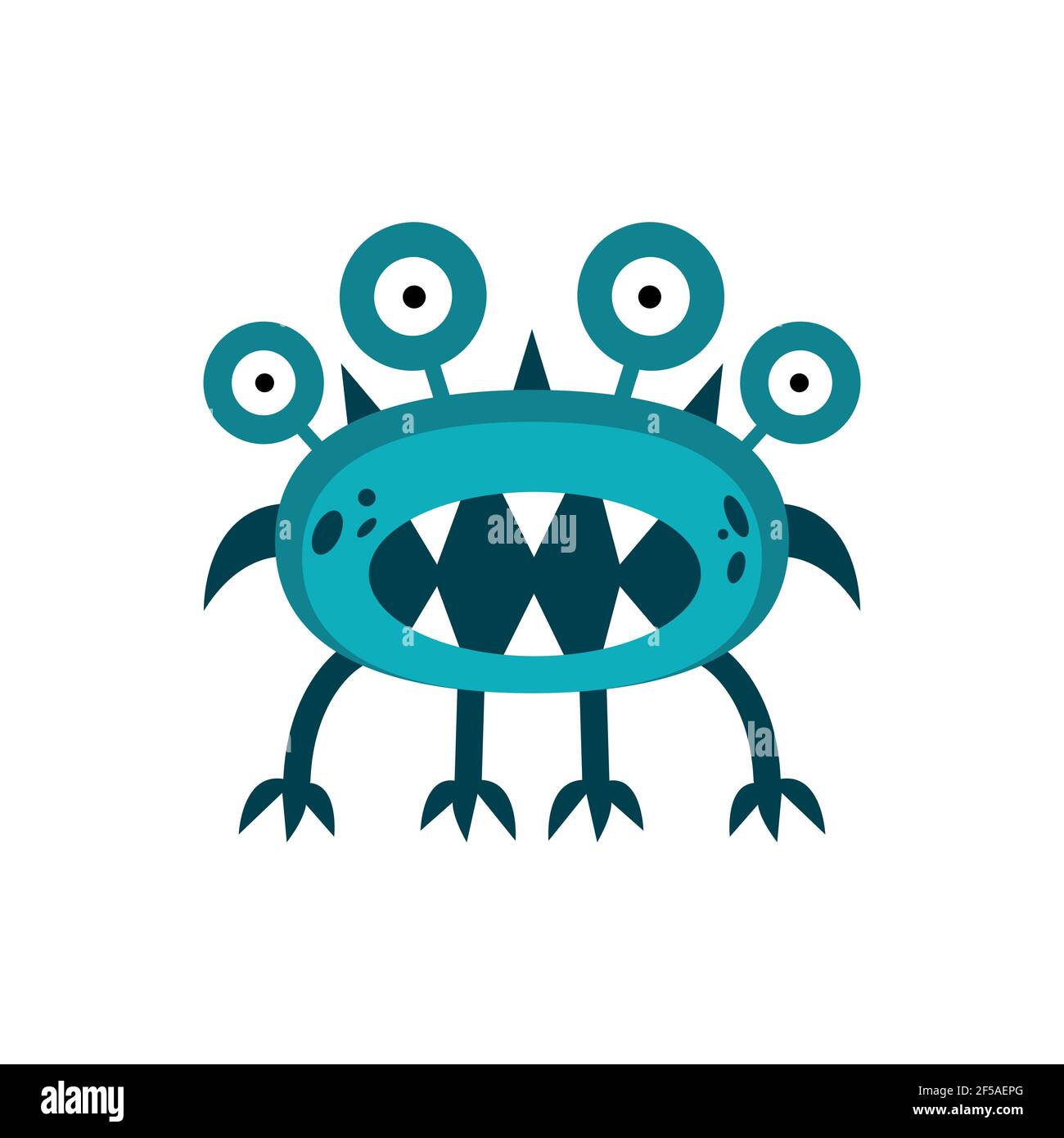 Vector virus isolated on white background, eps10 Stock Vector Image ...