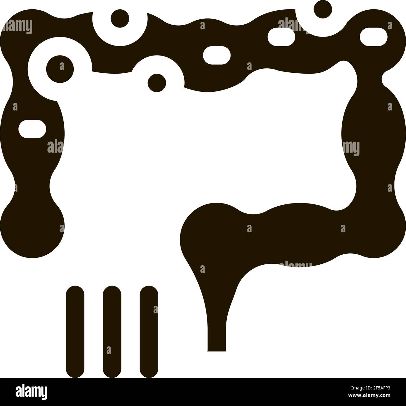 detection of intestinal infections icon Vector Glyph Illustration Stock ...