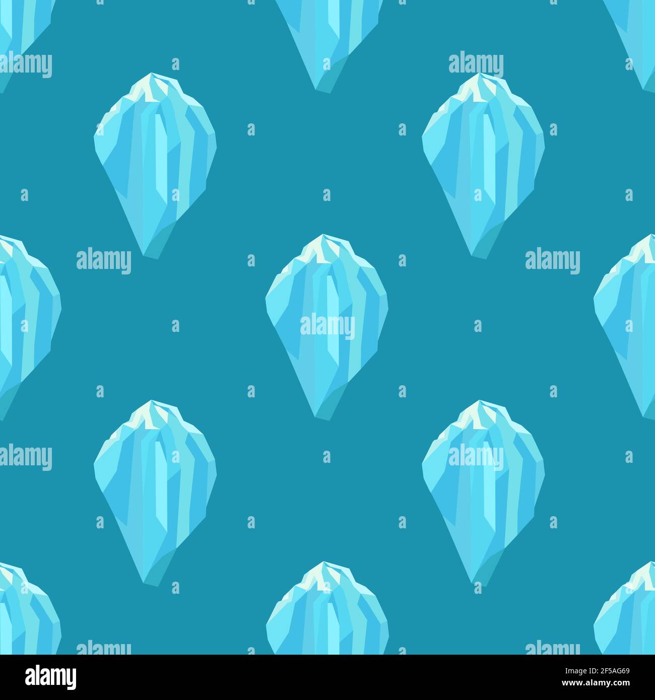 Seamless pattern with iceberg.Vector illustration. Background repeat ...