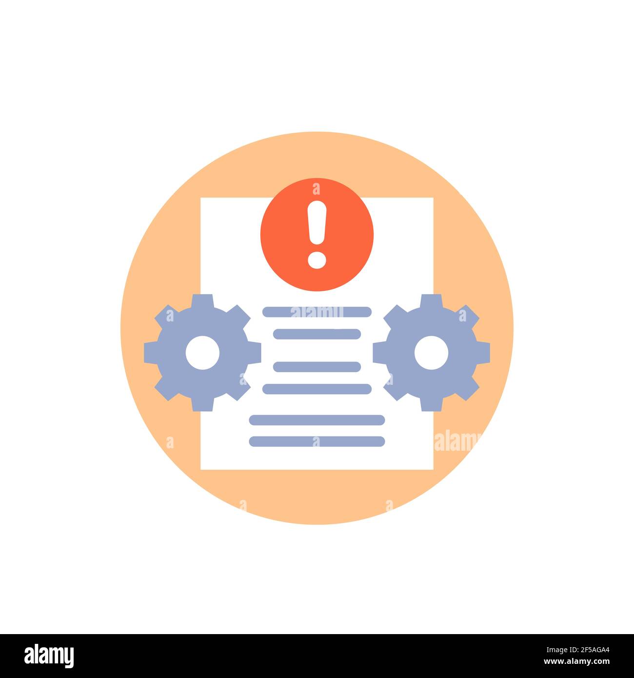 Error report icon document Stock Vector Images - Alamy