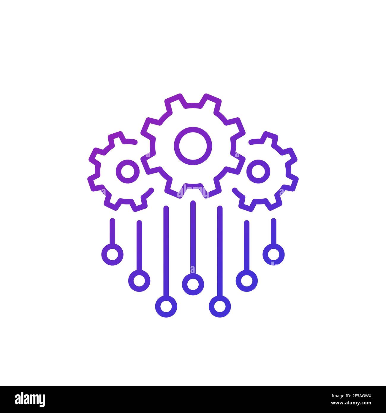integration line icon, vector design Stock Vector Image & Art - Alamy