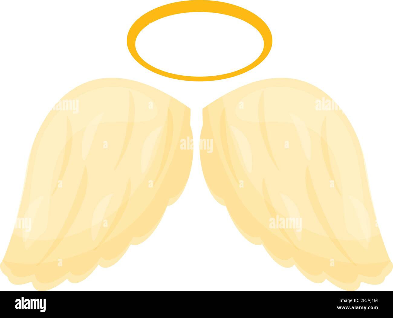 Fly angel wings icon. Cartoon of fly angel wings vector icon for web ...