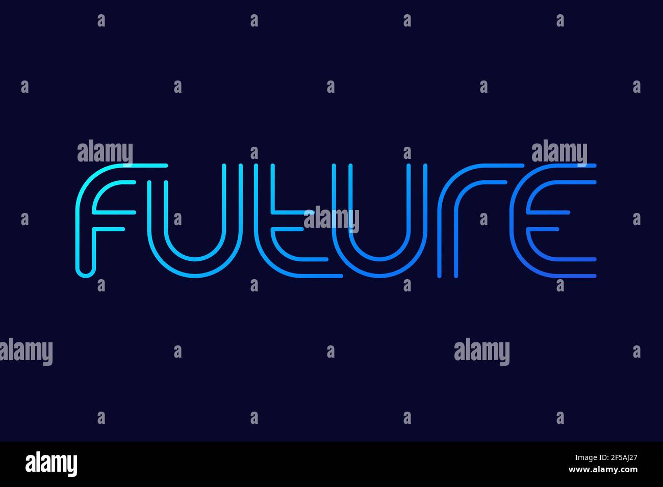 Future line design with gradient, vector art Stock Vector Image & Art ...