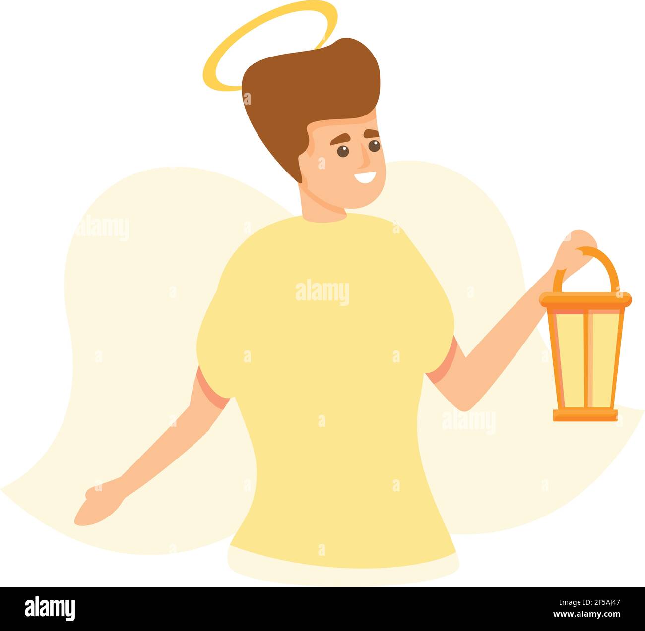 Angel icon. Cartoon of angel vector icon for web design isolated on ...