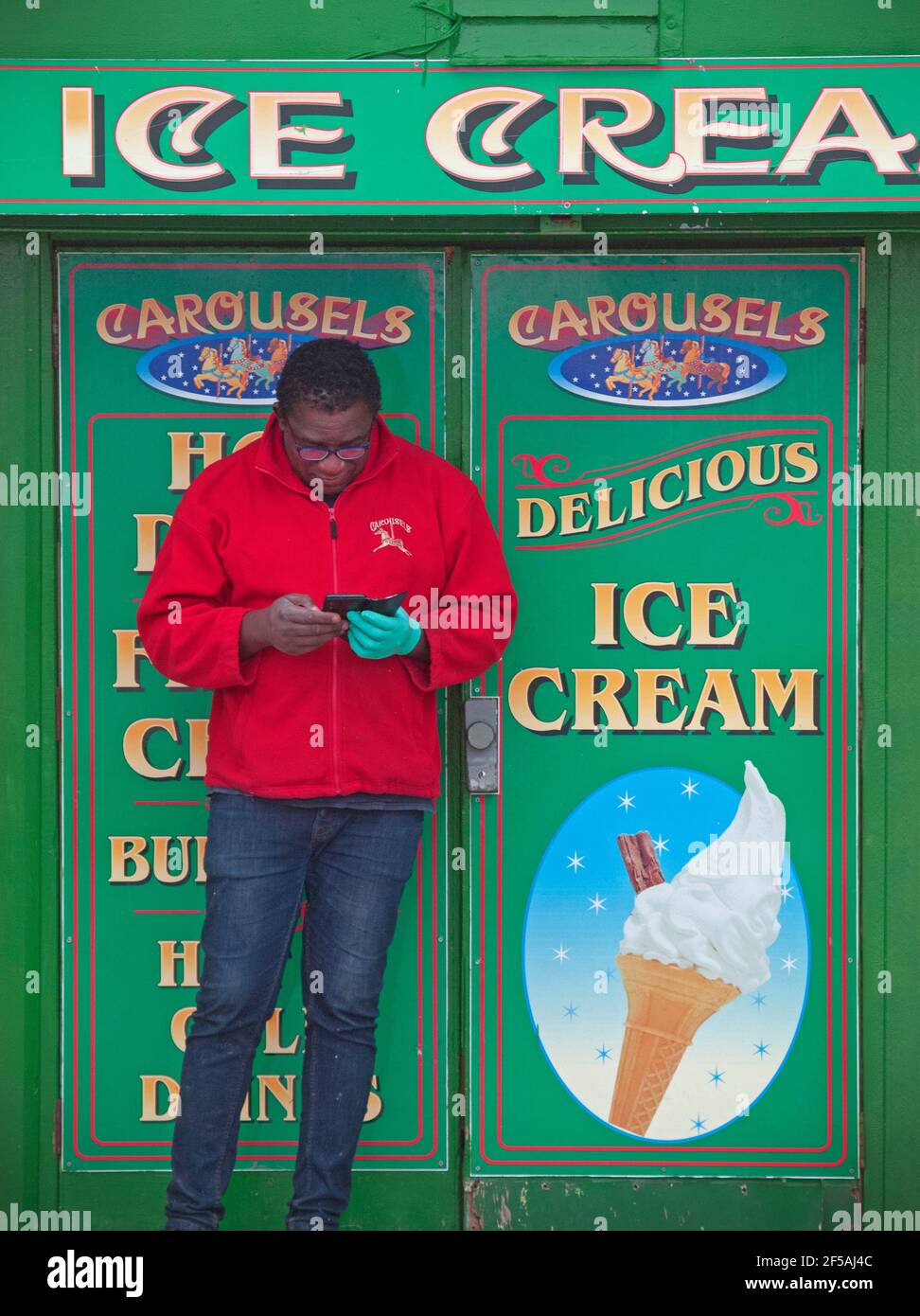 Ice cream in Brighton Stock Photo - Alamy