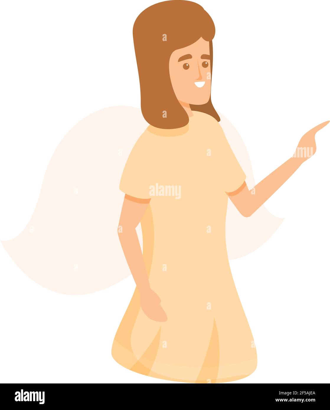 Saint angel icon. Cartoon of saint angel vector icon for web design ...