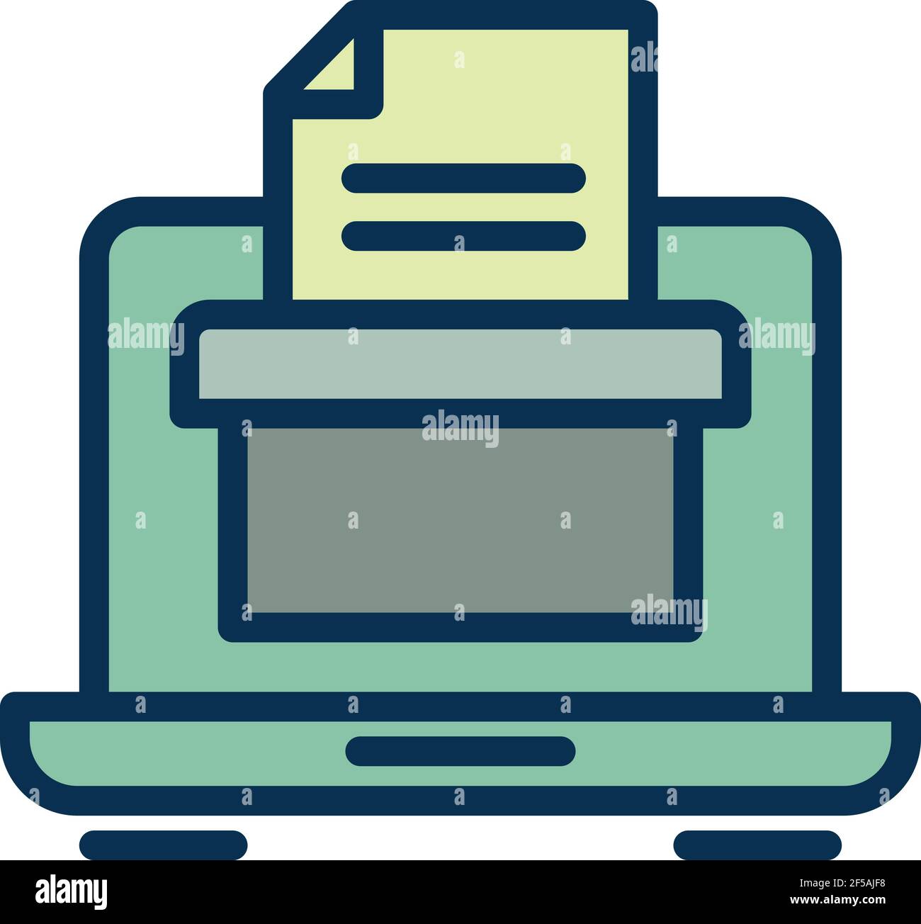 Result online vote icon. Outline Result online vote vector icon for web ...