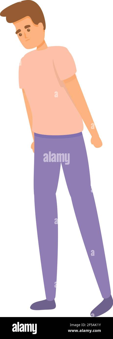 Disobedient boy icon. Cartoon of disobedient boy vector icon for web ...