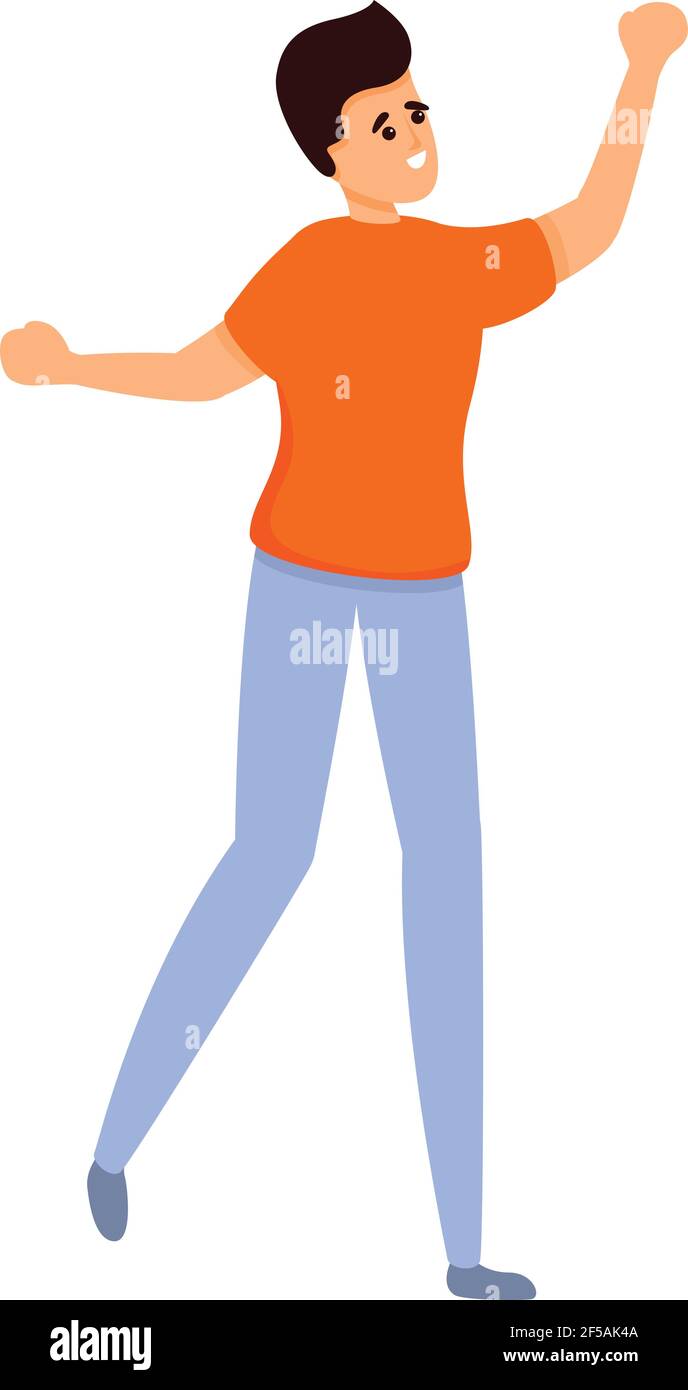 Disobedient teen icon. Cartoon of disobedient teen vector icon for web ...