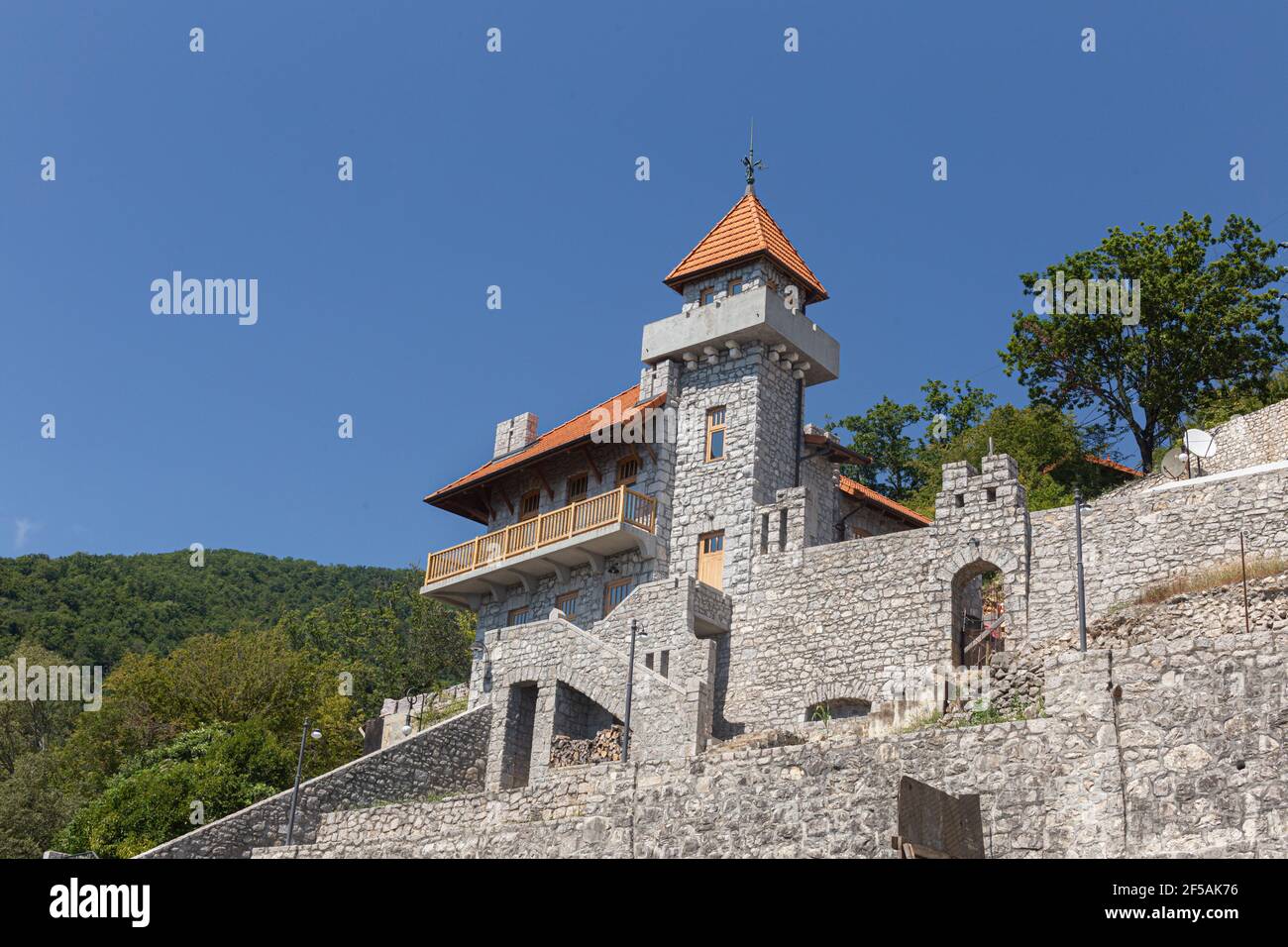 The ruins of the castle of Duke Alexander of Oldenburg, July of 2018 ...
