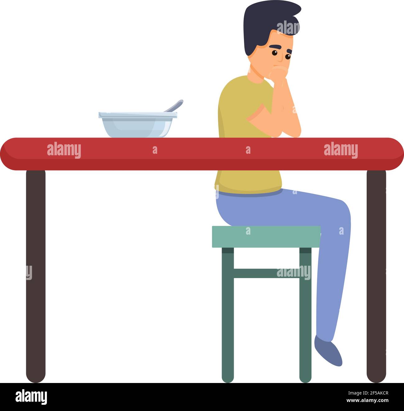 Sad child icon. Cartoon of sad child vector icon for web design ...