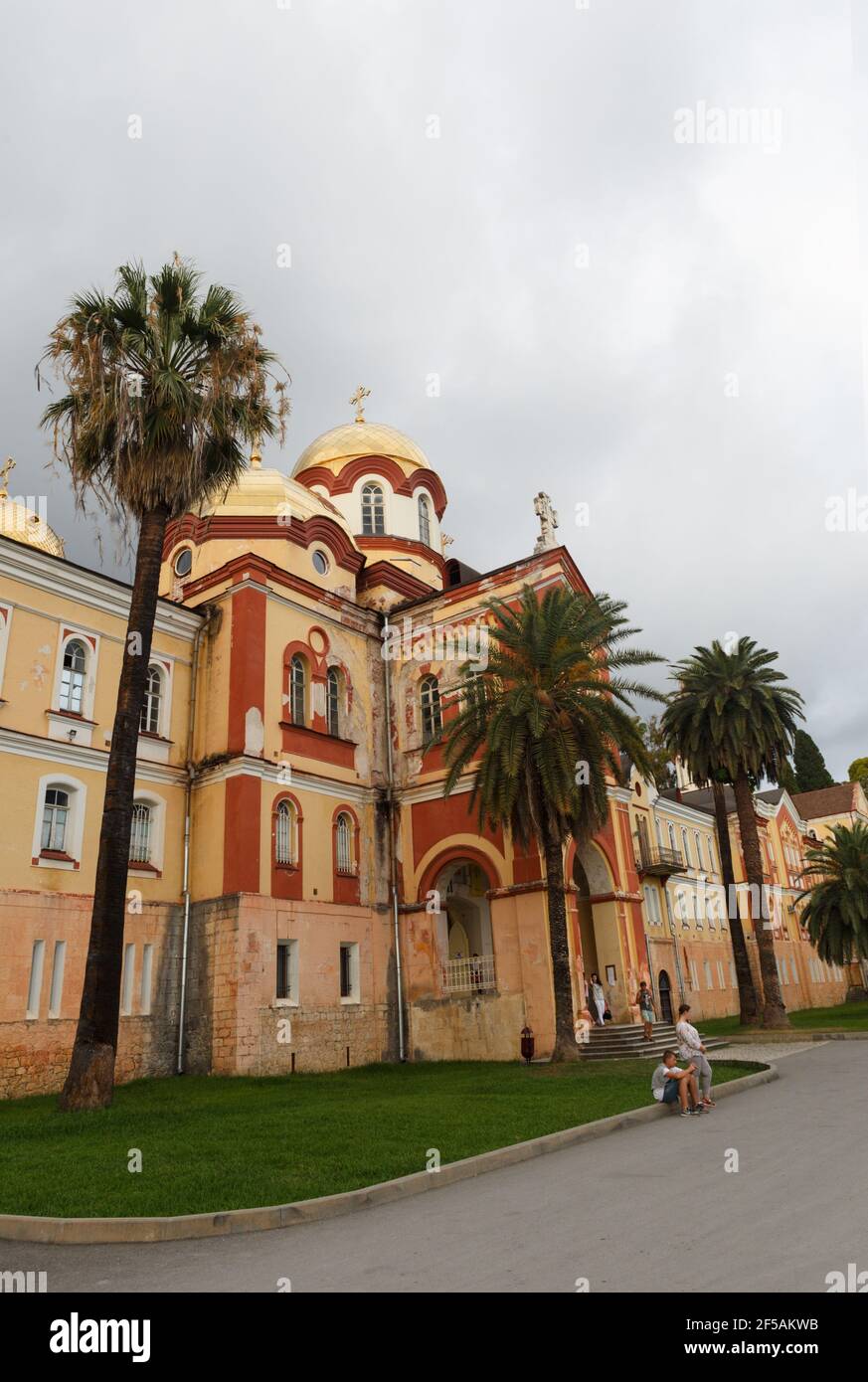 Evening at New Athos, July of 2018 year, Abkhazia, The New Athos ...
