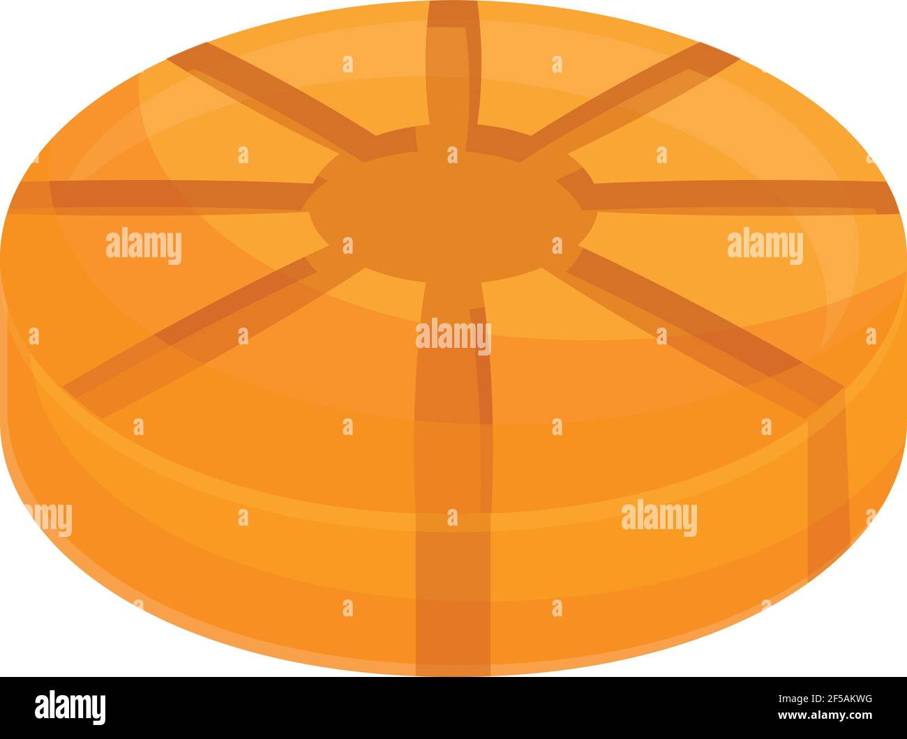 Cake mold icon. Cartoon of cake mold vector icon for web design ...