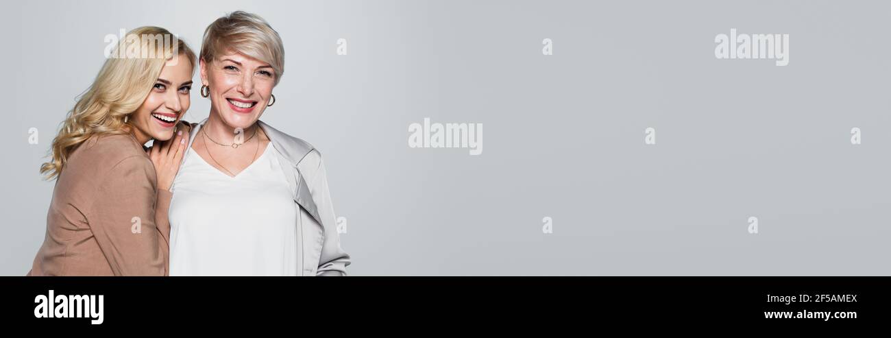 Shoulder shot happy joyful hi-res stock photography and images - Alamy
