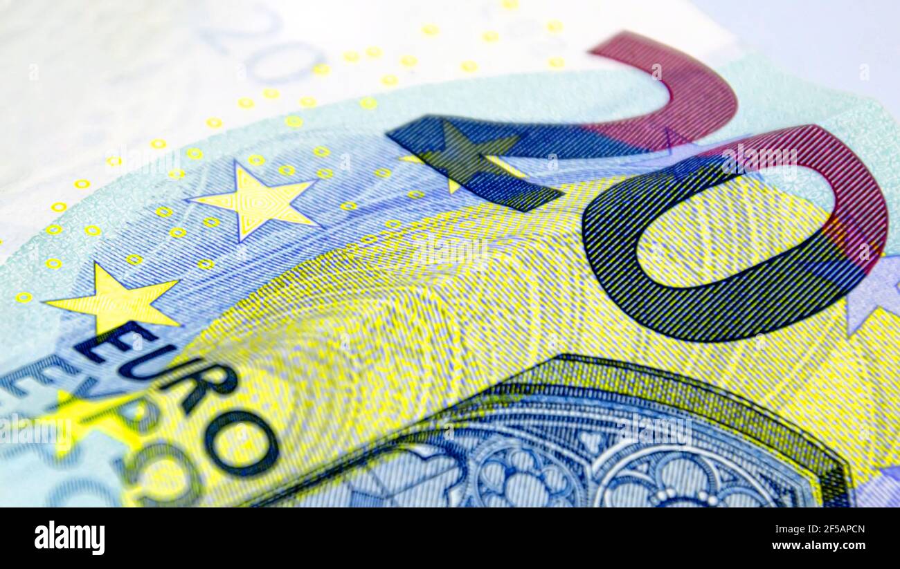 20 euro banknote hi-res stock photography and images - Alamy