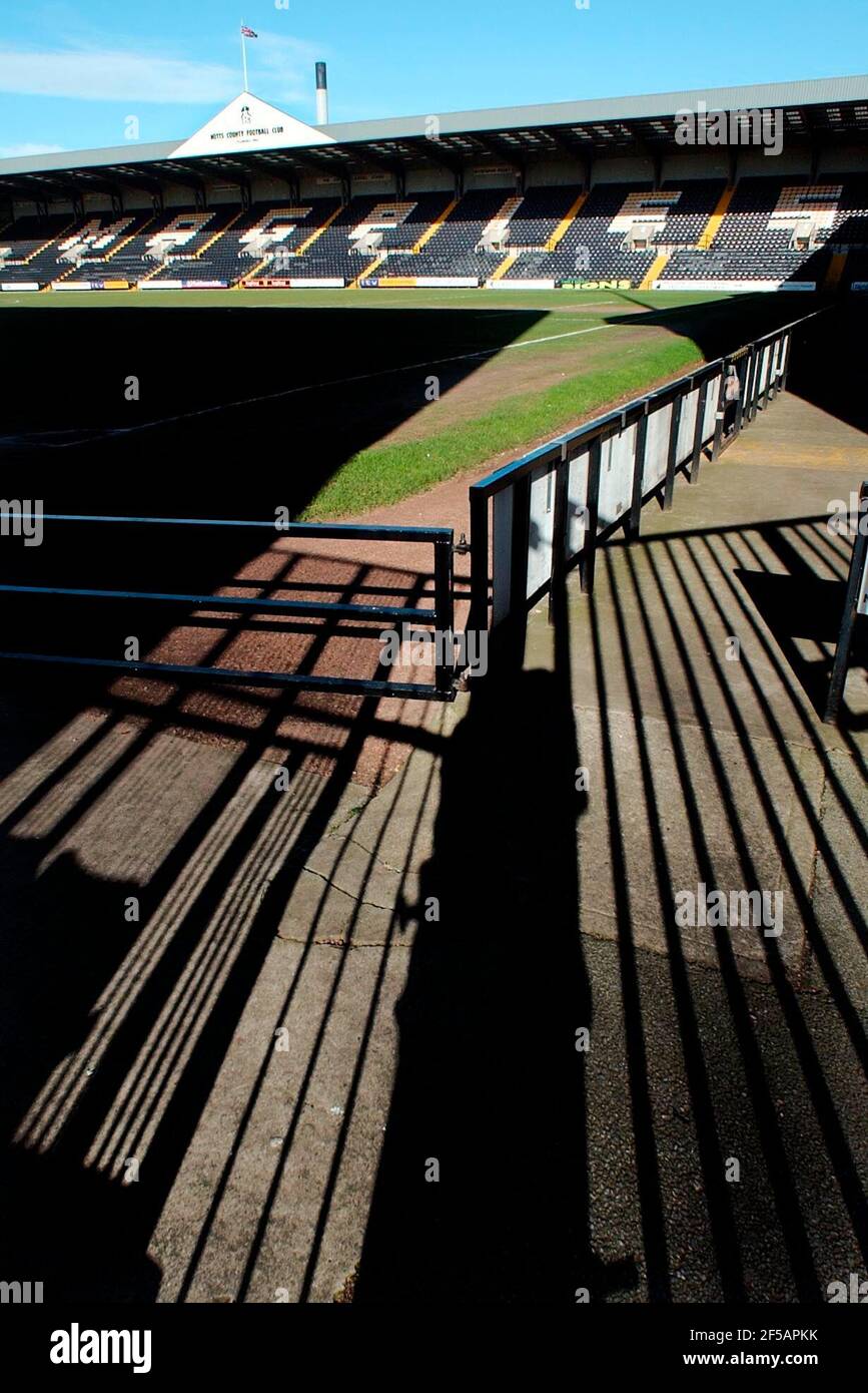 Notts football ground hi-res stock photography and images - Alamy