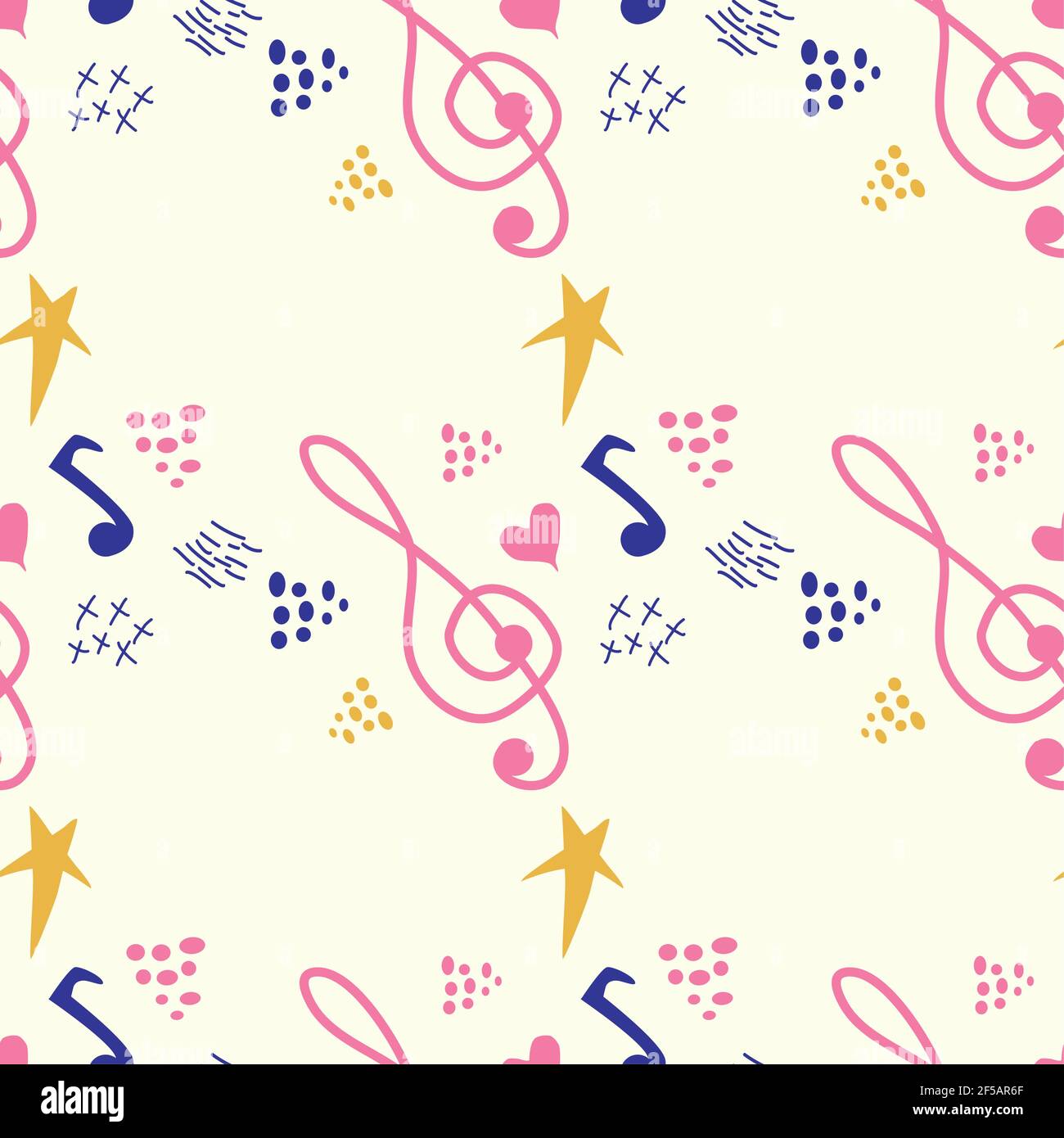 Classic musical patterns, with sheet music and treble clef, great ...