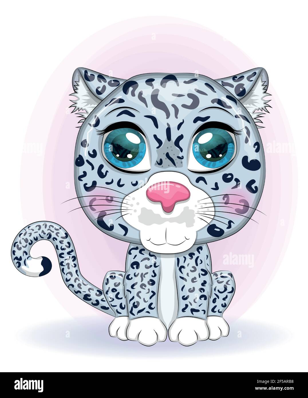 Snow Leopard Cartoon