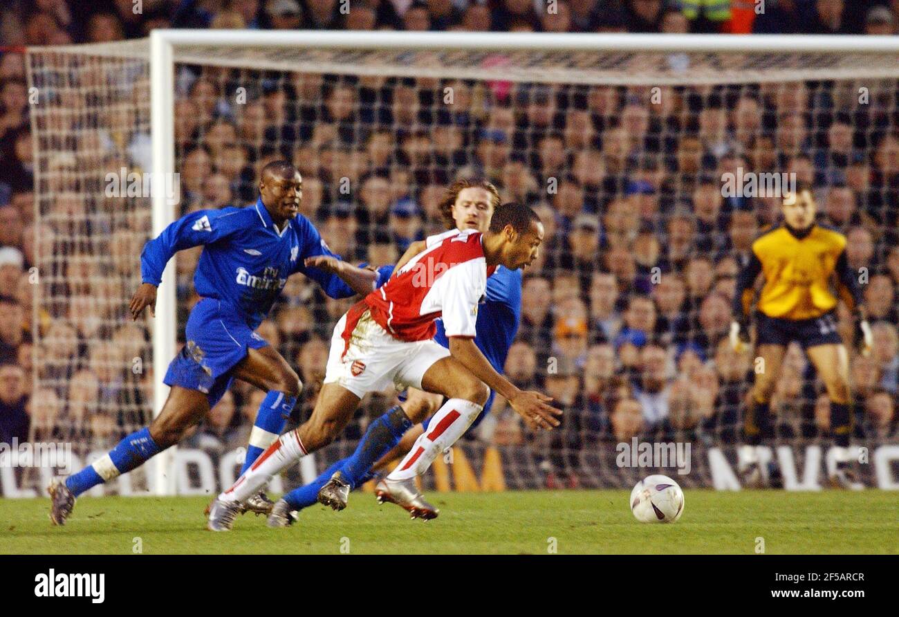 ARSENAL V CHELSEA 8/3/2003 FA CUP PICTURE DAVID ASHDOWNFA CUP Stock ...