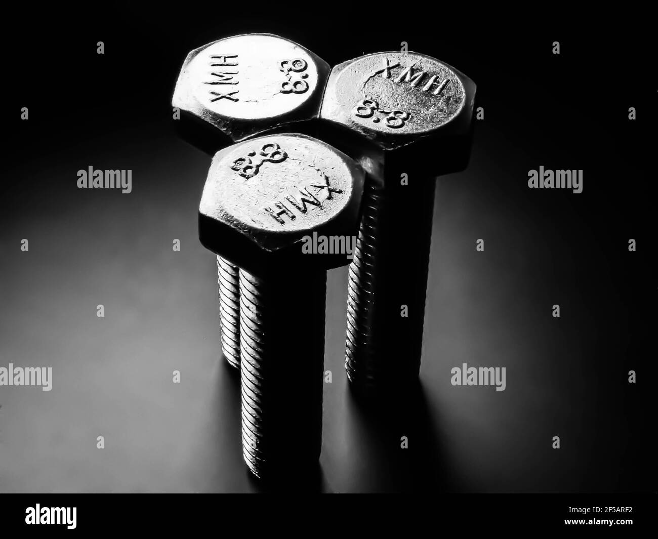 Rivets nuts and bolts pattern Black and White Stock Photos & Images - Alamy