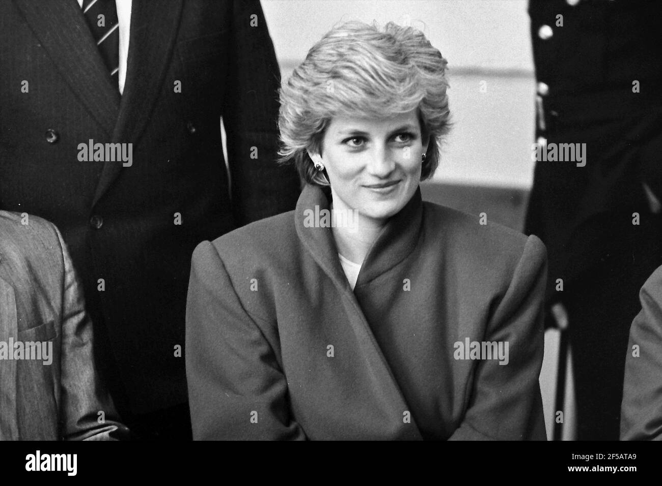 Princess Diana in Keighley in 1987/credit Simon Dewhurst for Hickes Ltd ...
