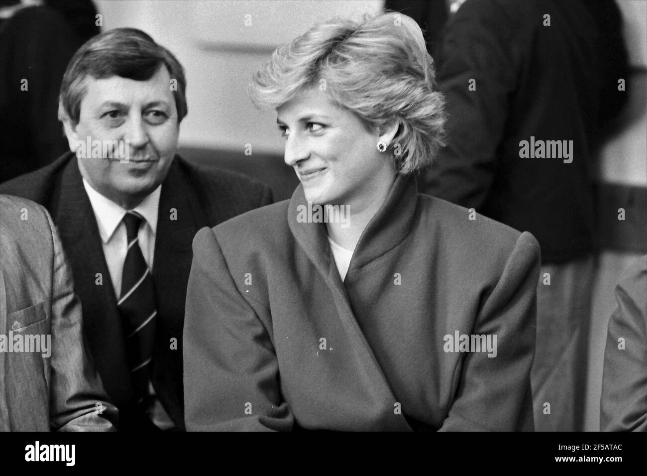 Princess Diana in Keighley in 1987/credit Simon Dewhurst for Hickes Ltd ...