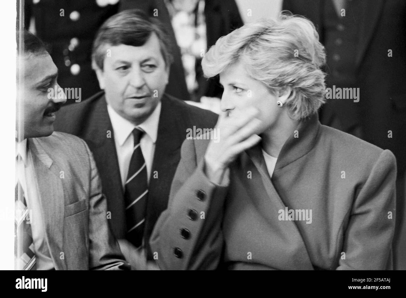 Princess Diana in Keighley in 1987/credit Simon Dewhurst for Hickes Ltd ...