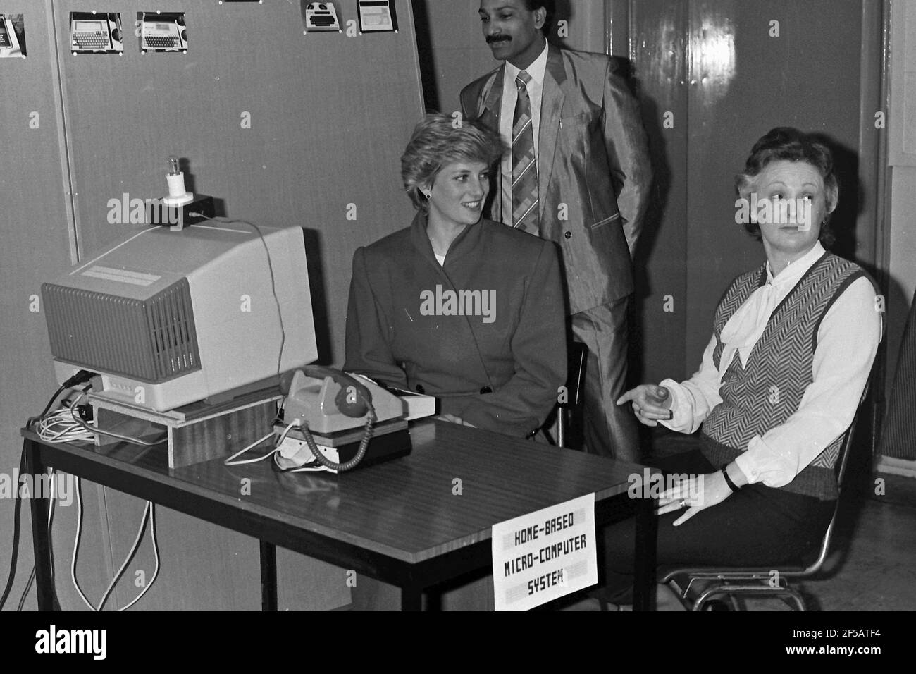 Princess Diana in Keighley in 1987/credit Simon Dewhurst for Hickes Ltd ...