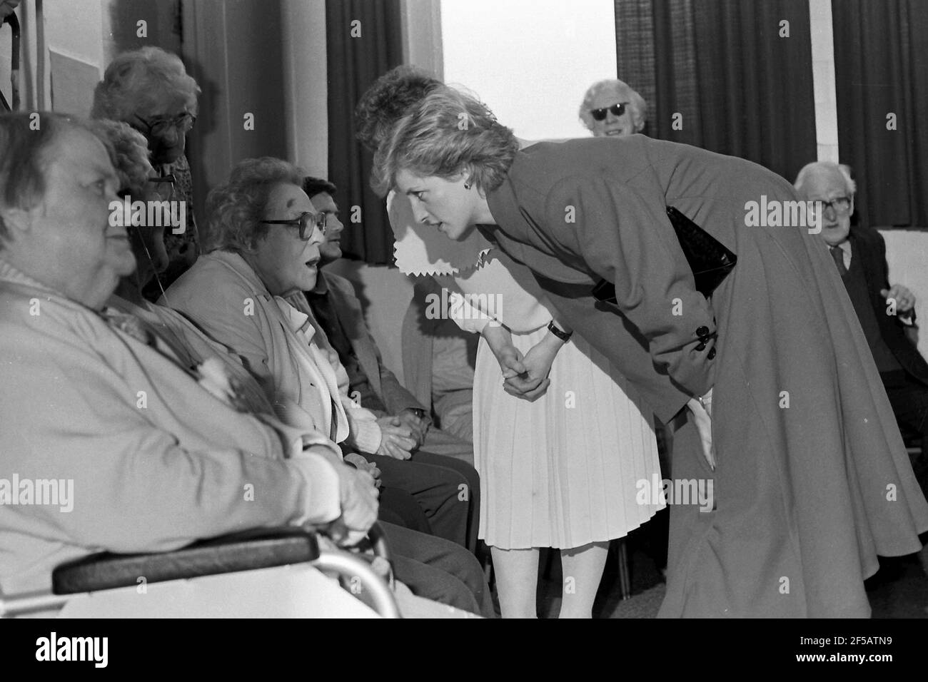 Princess Diana in Keighley in 1987/credit Simon Dewhurst for Hickes Ltd ...