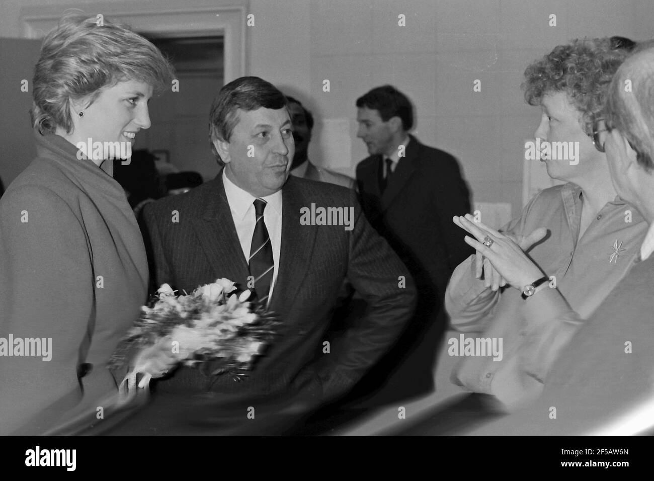 Princess Diana in Keighley in 1987/credit Simon Dewhurst for Hickes Ltd ...