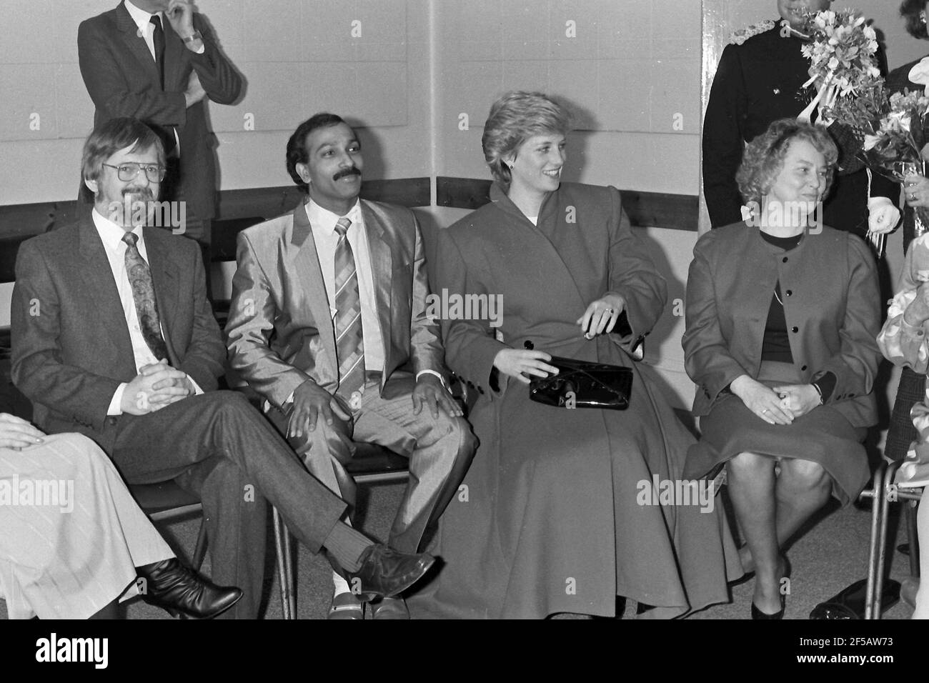 Princess Diana in Keighley in 1987/credit Simon Dewhurst for Hickes Ltd ...