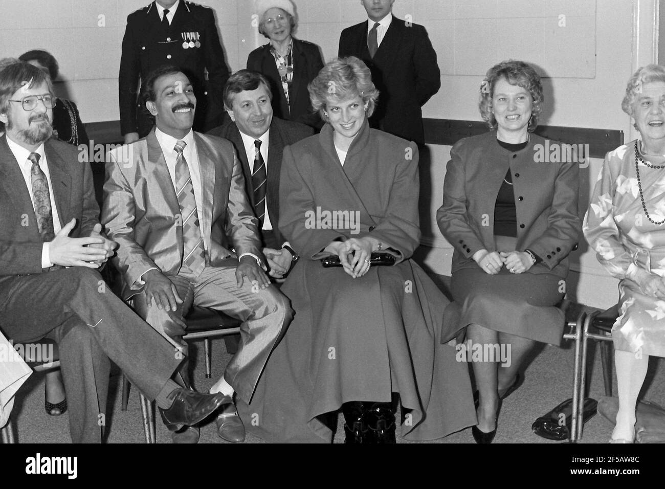 Princess Diana in Keighley in 1987/credit Simon Dewhurst for Hickes Ltd ...