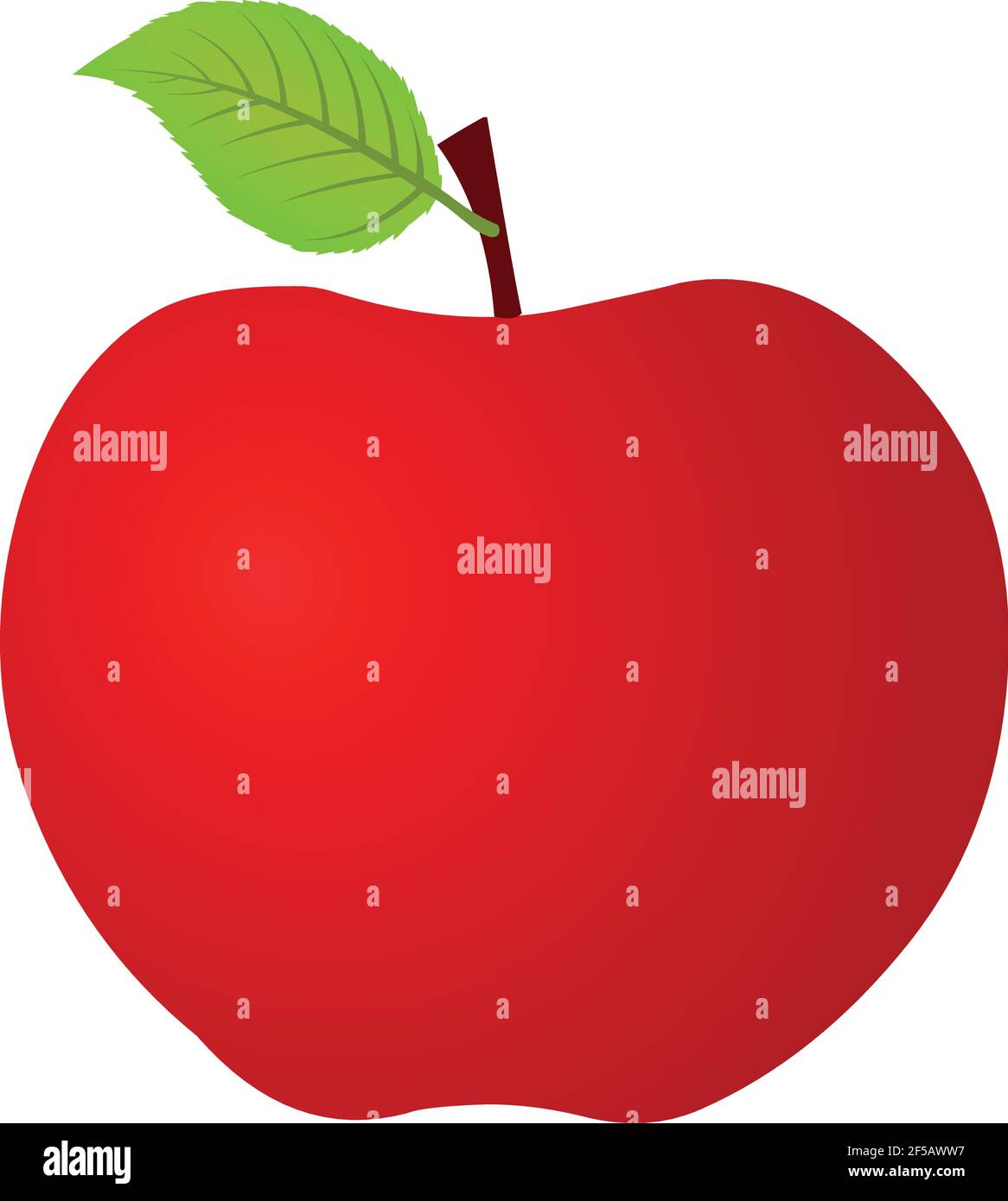 Apple vector vector illustration isolated on white background Stock ...
