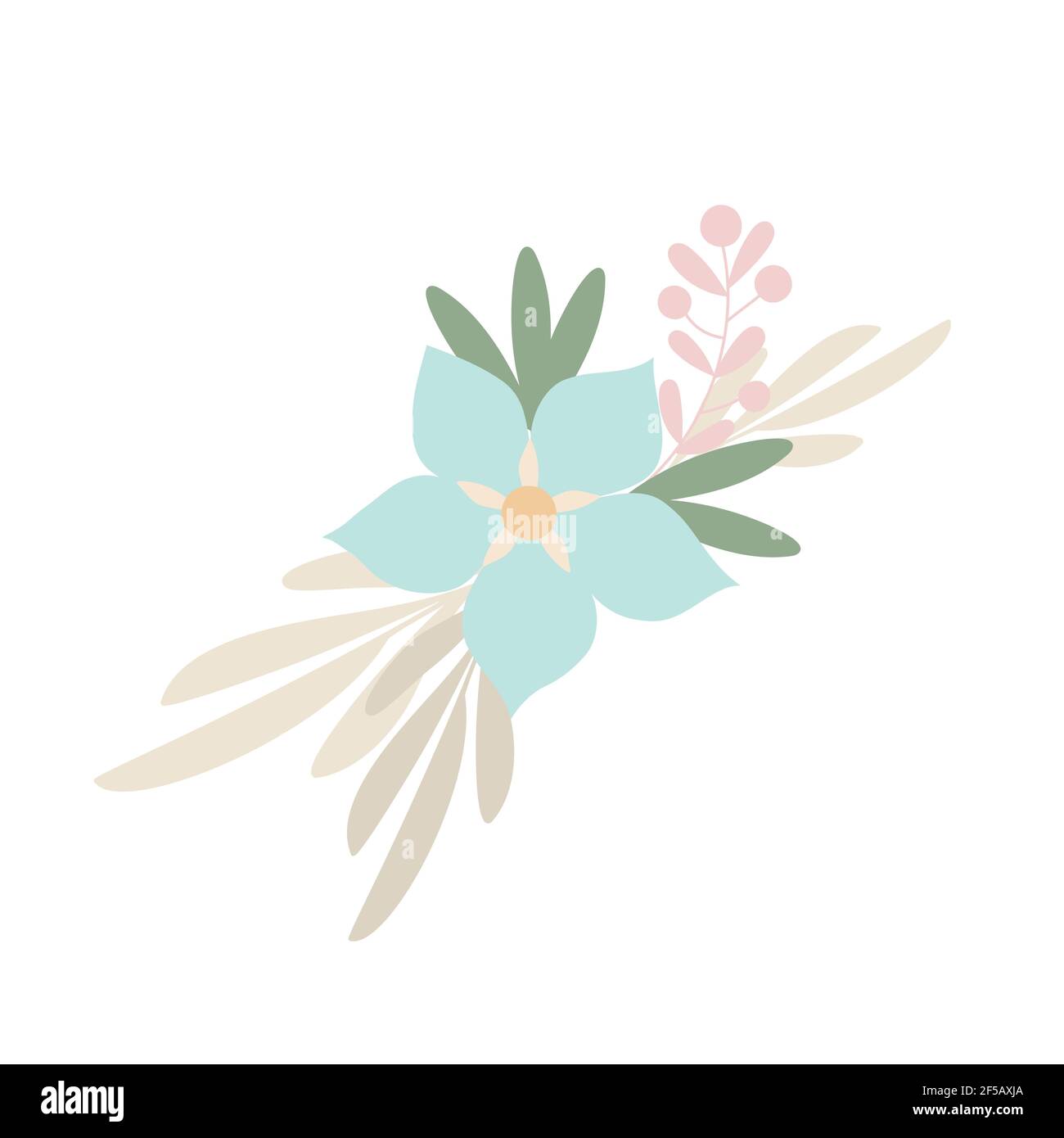 Pastel Flower Clipart