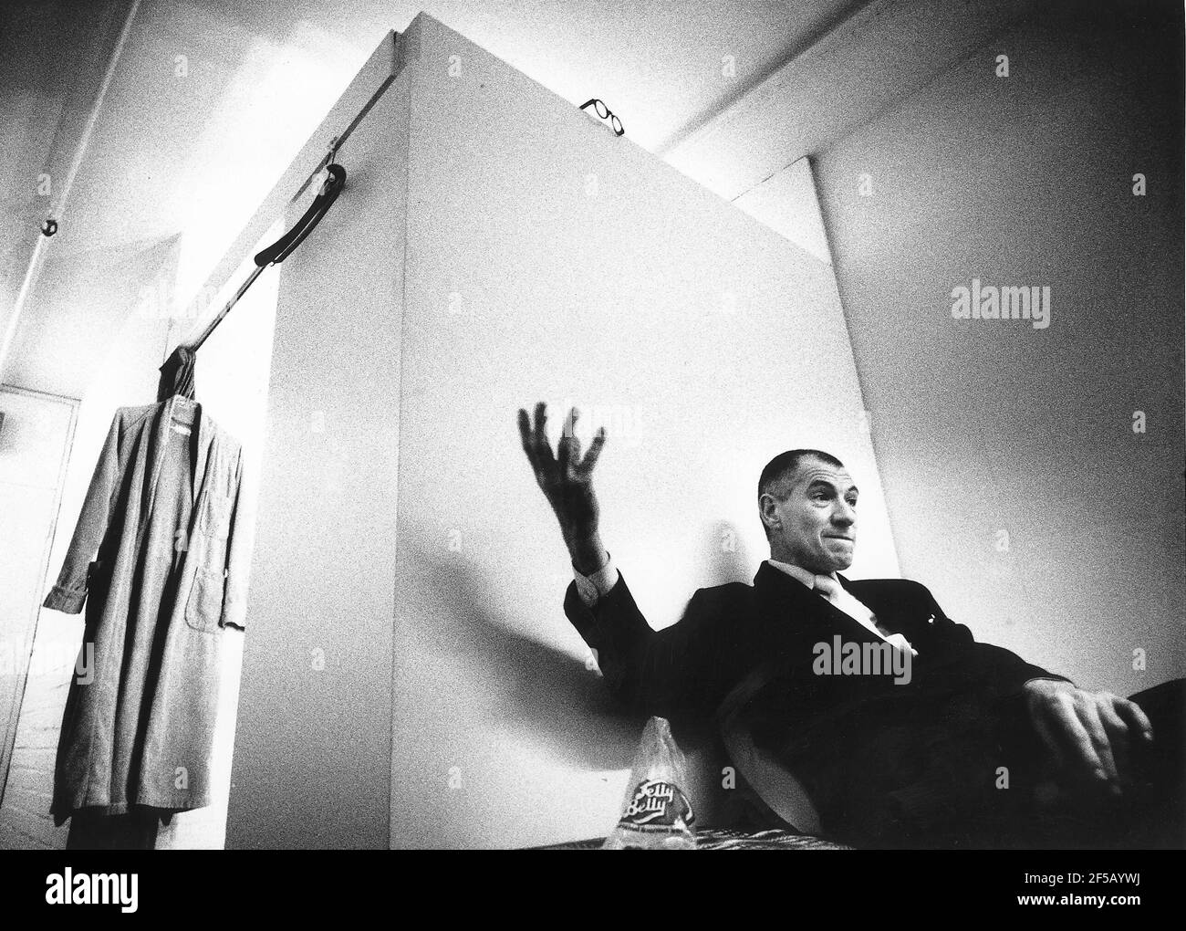 Ian McKellen National Theatre His (shared) dressing room Stock Photo ...