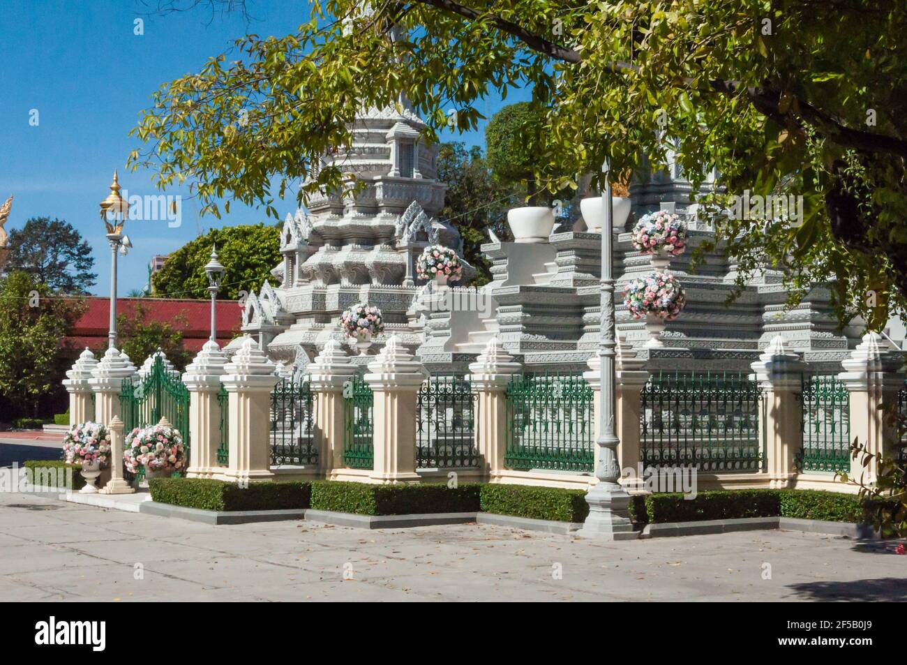Monumental tomb in Cambodia. This belongs to a high-ranking person and ...