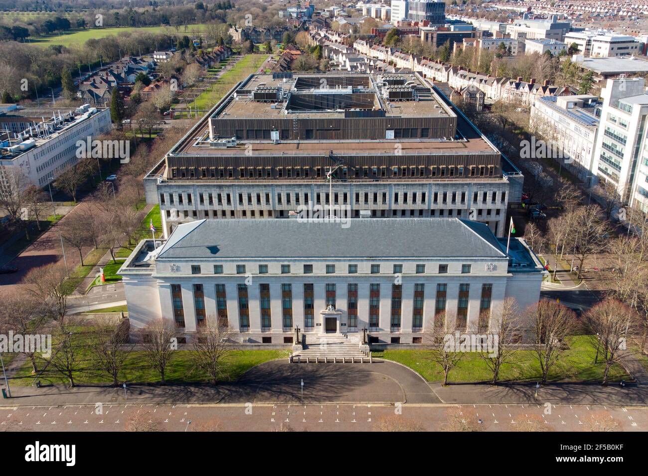 Welsh government cathays park hi-res stock photography and images - Alamy